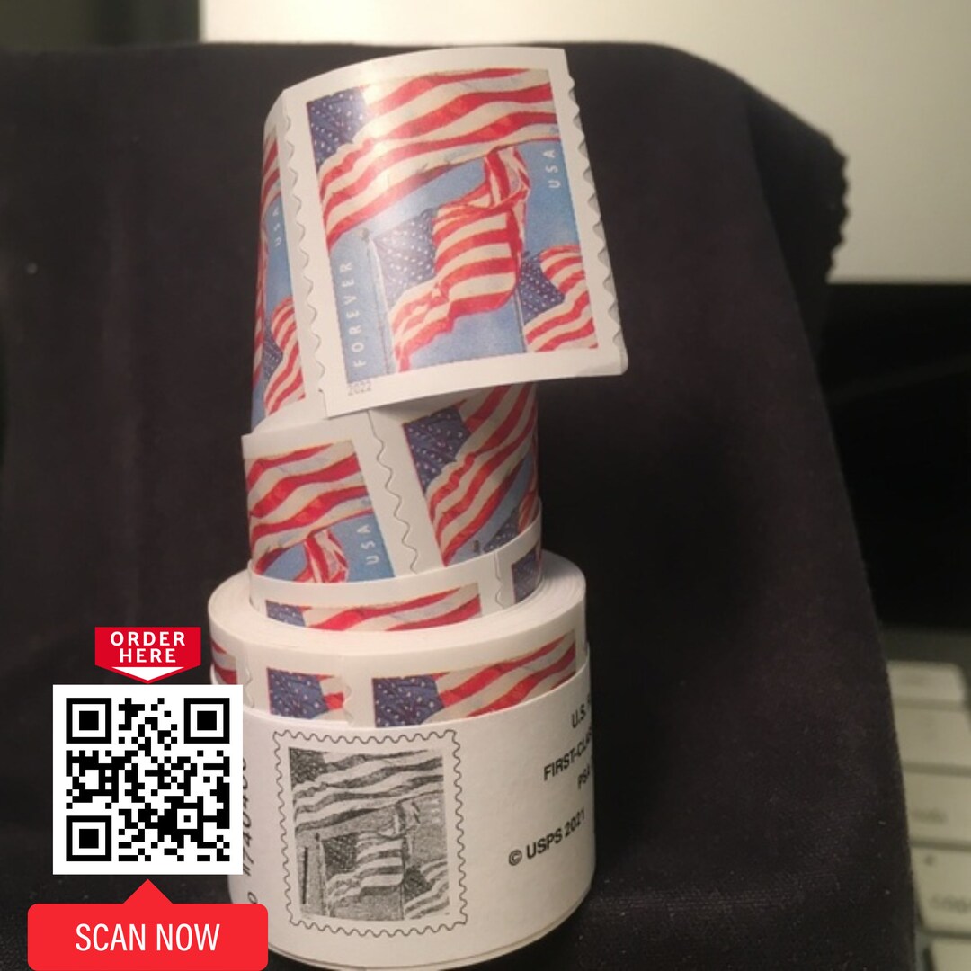 US Flags Stamps Suited for Collectibles, Invitations, Wedding Functions ...