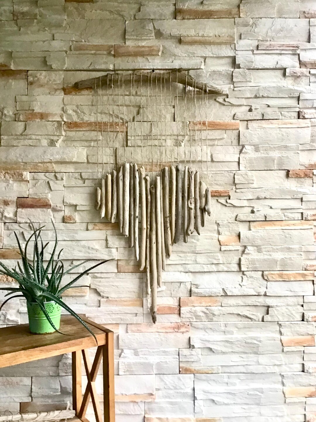 Driftwood Love Heart Driftwood Wall Art Driftwood Wall Decor Mobile ...