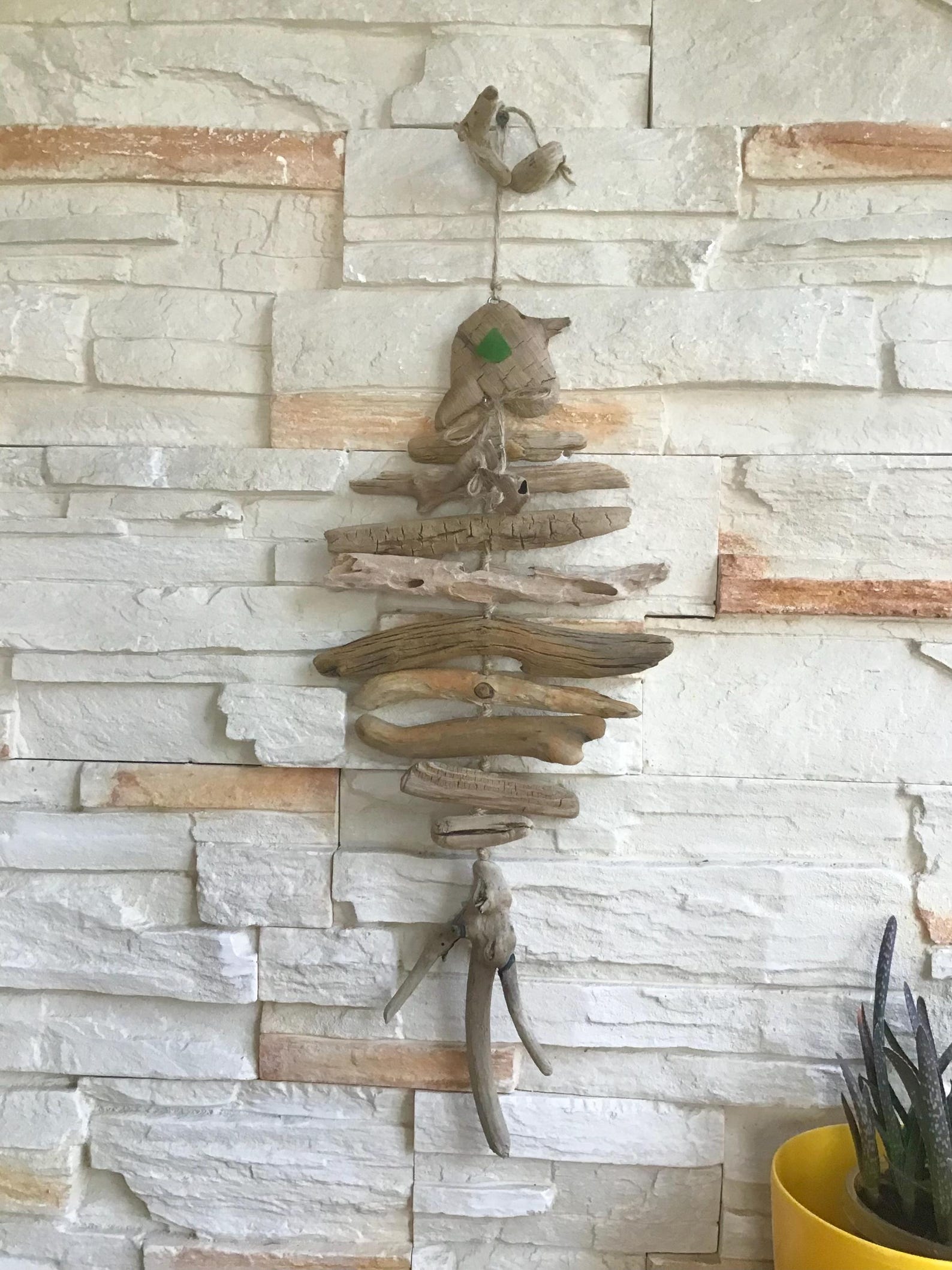 Driftwood Wall Decor Driftwood Wall Art, Mobile Wall Hanging Driftwood ...