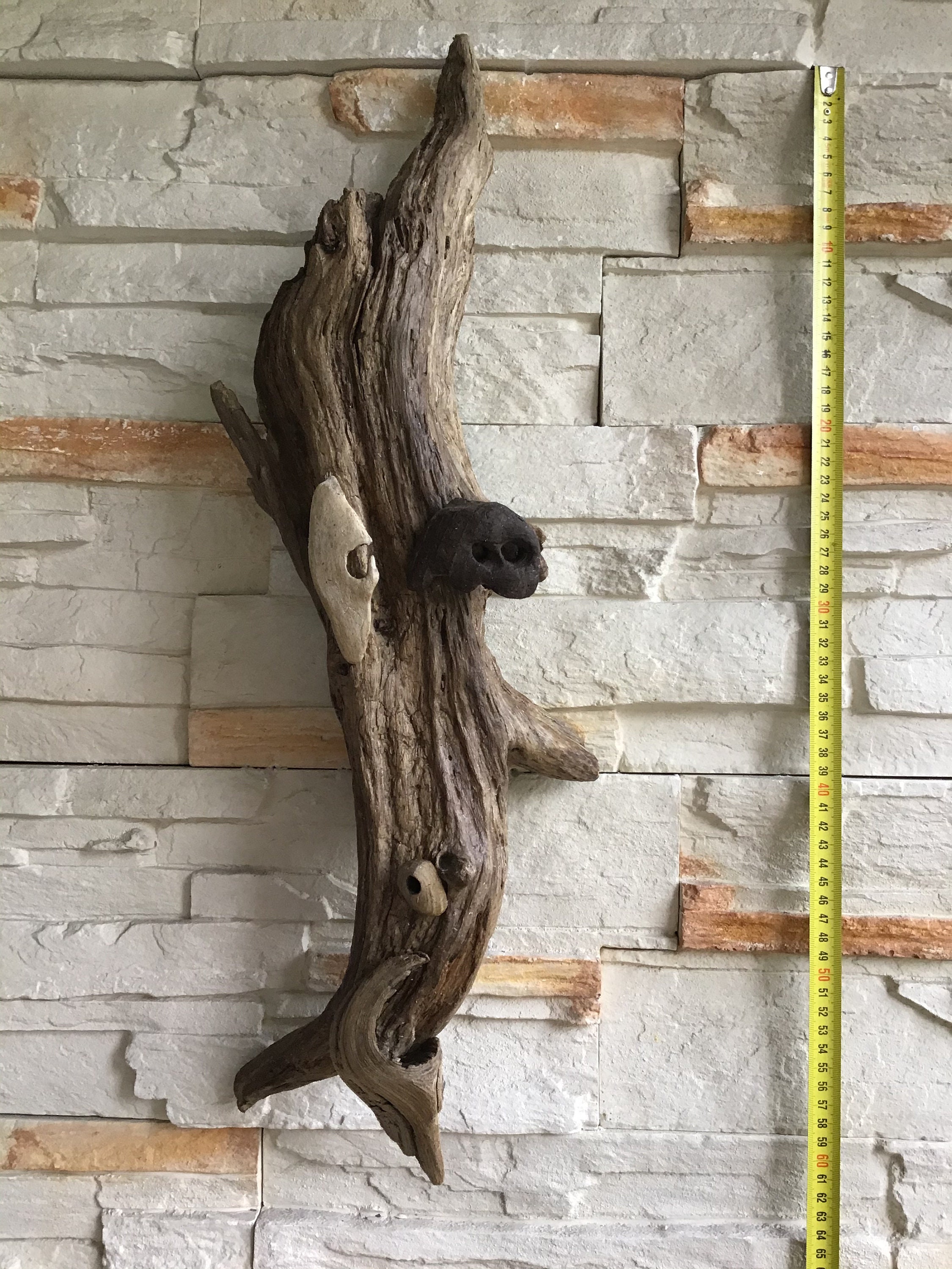 Driftwood Mask Driftwood Wall Decor Driftwood Wall Art Wooden - Etsy