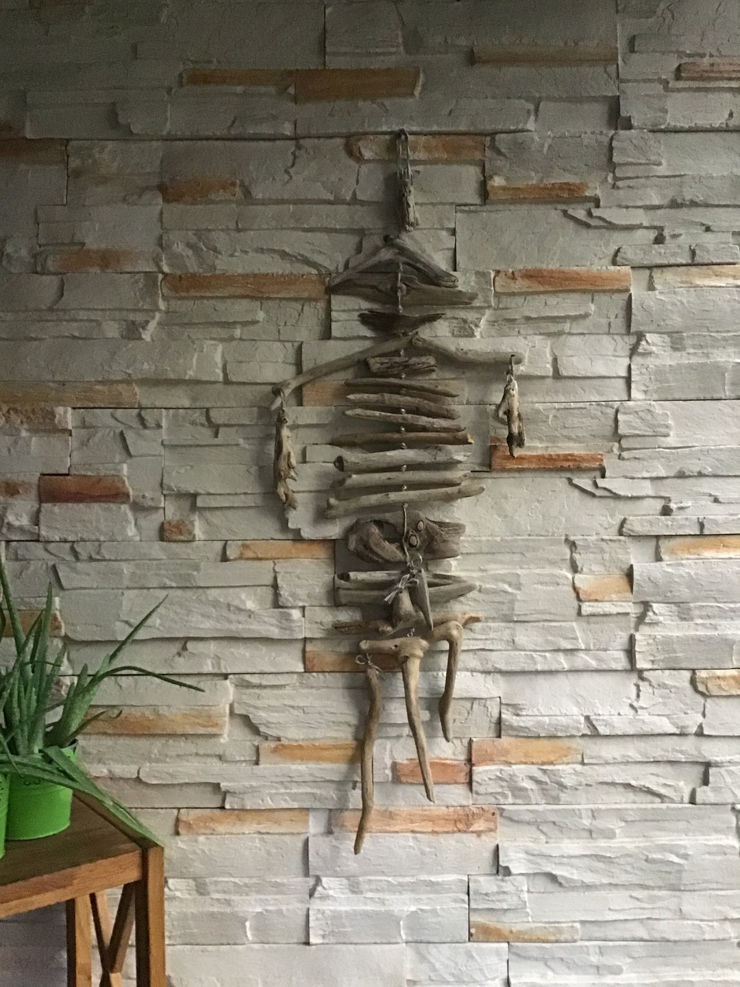 Driftwood Wall Art Driftwood Wall Decor Mobile Wall Hanging Driftwood ...