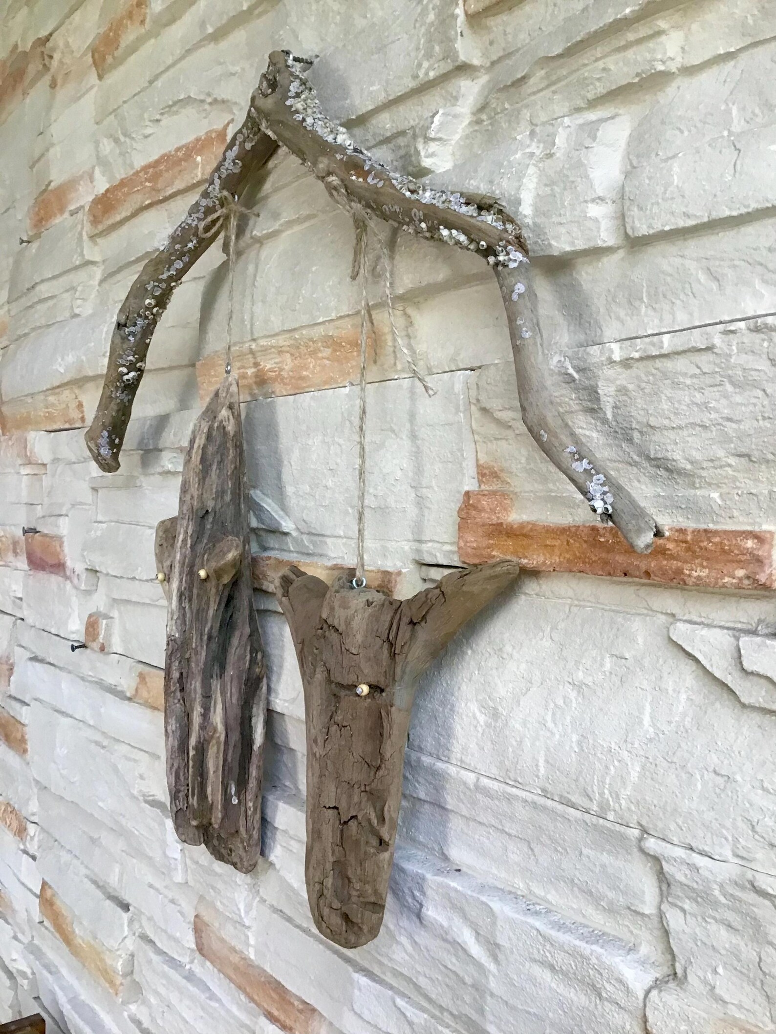 Driftwood Wall Decor Driftwood Wall Art, Mobile Wall Hanging Driftwood ...