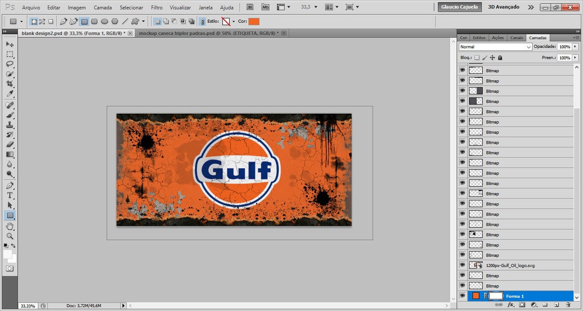 Digital Template for Mugs Oil Can Texture Overlay 2 - Etsy