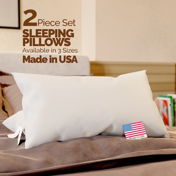Luxury Bedding Set King Size Pillows Queen Pillow Shams Standard Size Fir Side Sleeper Pillow 2 Pieces With Down Alternative Filling Etsy
