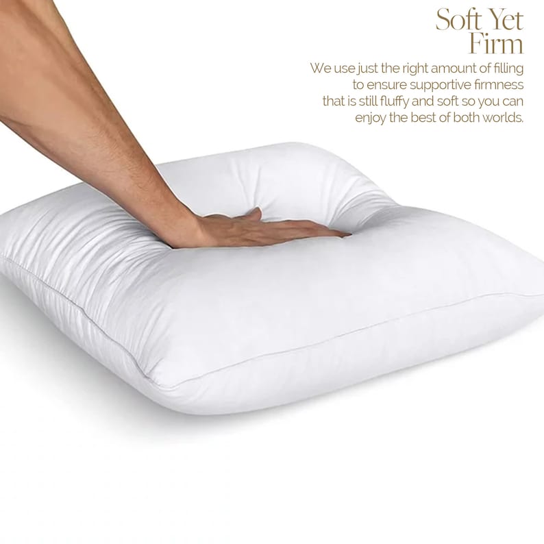 14x22 Lumbar Pillow Insert, USA Made, Hypoallergenic Down Alternative ...