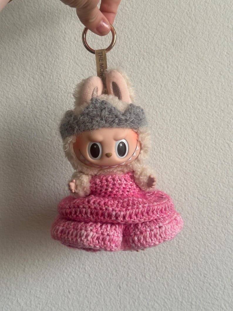 Wicked Glinda / Galinda Labubu Costume - Handmade Crochet - Etsy