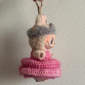 Wicked Glinda / Galinda Labubu Costume - Handmade Crochet - Etsy