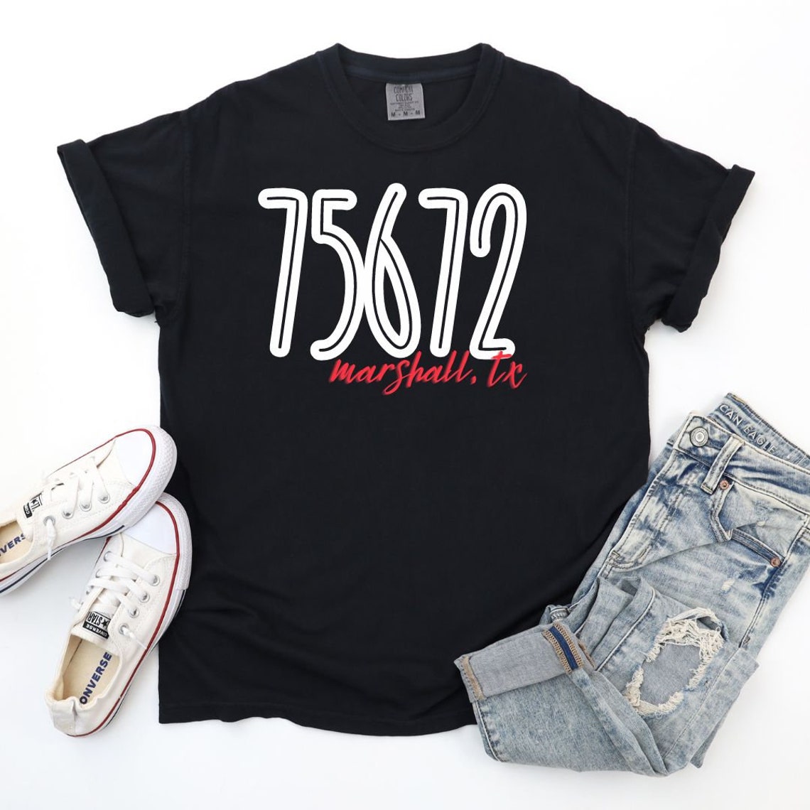 Custom Zip Code T Shirt Hometown City Shirt for Gift Idea for New ...