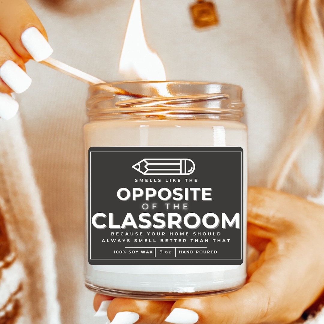 Teacher Candle for Cute Teacher Appreciation Gift for End of the Year ...