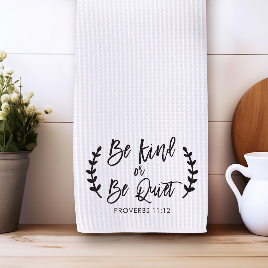 Kindness Bible Verse Kitchen Towel for Christmas Gift to Mom - Etsy