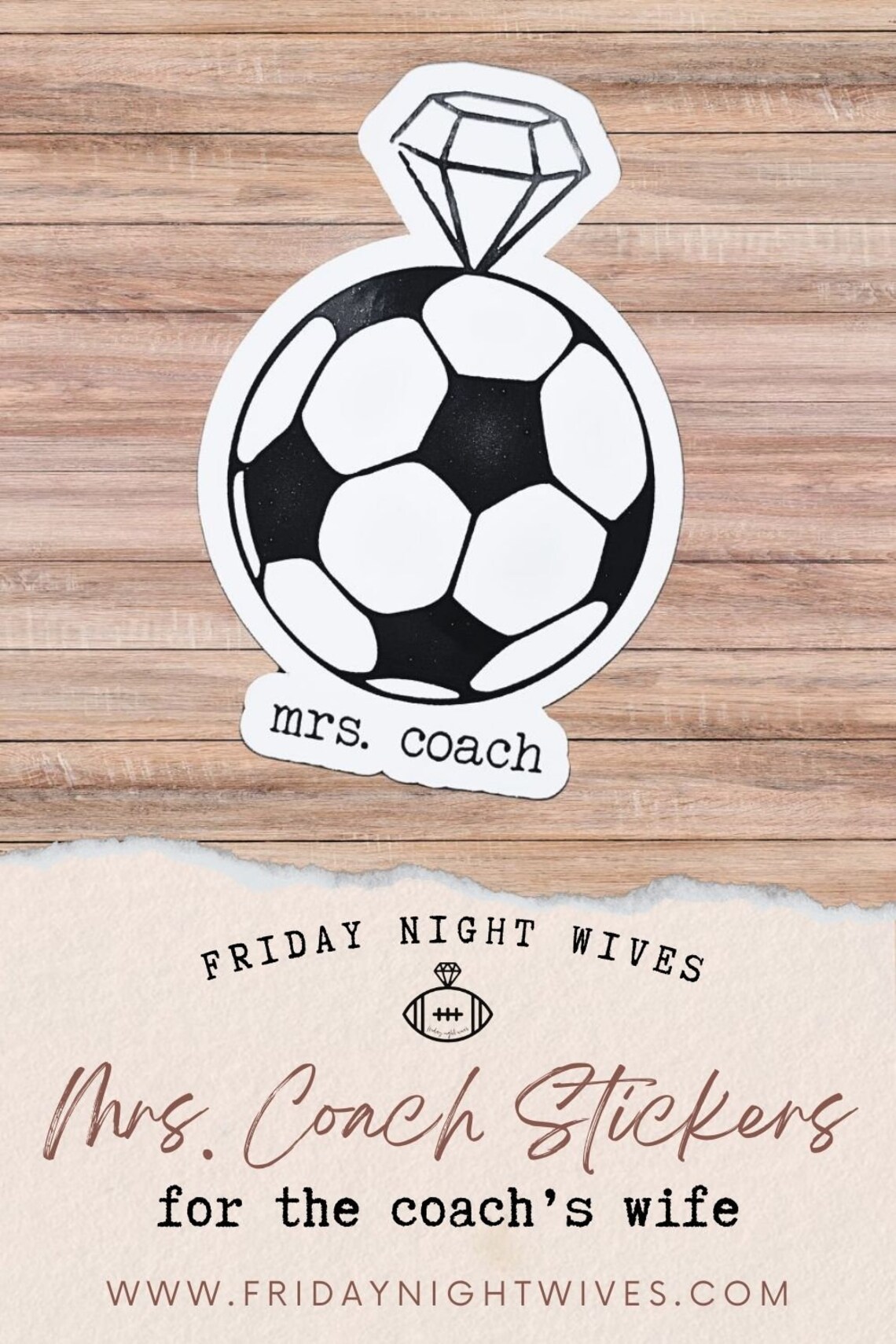 Soccer Mrs. Coach Sticker for Coach Wife Mothers Day Gift Idea Soccer ...