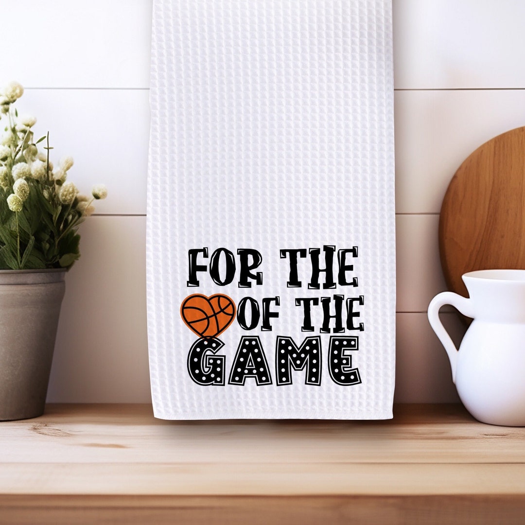 Basketball Kitchen Dish Towel for Housewarming Gift to Basketball ...