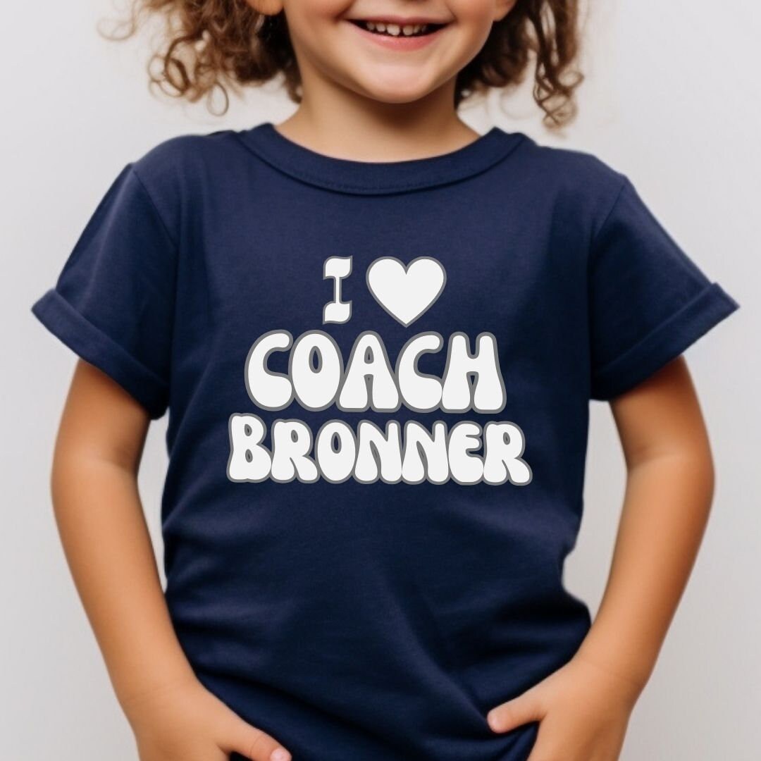 Custom Coach Kid Shirt for Football Coach Daughter or Coach Son Toddler ...