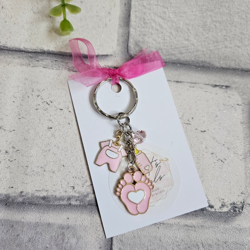 Baby Shower Keychain - Etsy