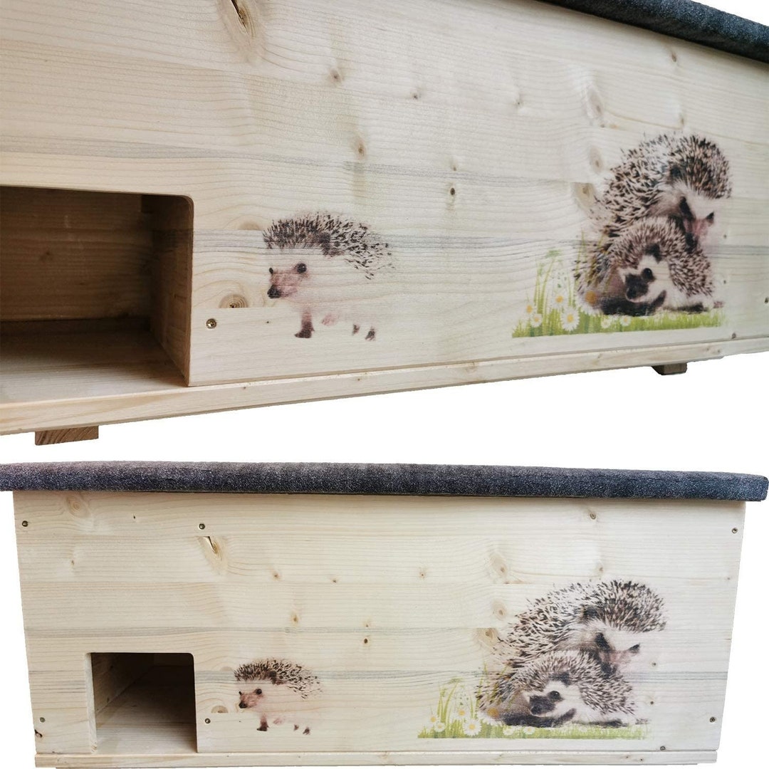 Hedgehog House Hedgehog Hut With Labyrinth Entrance, Winter Festival ...