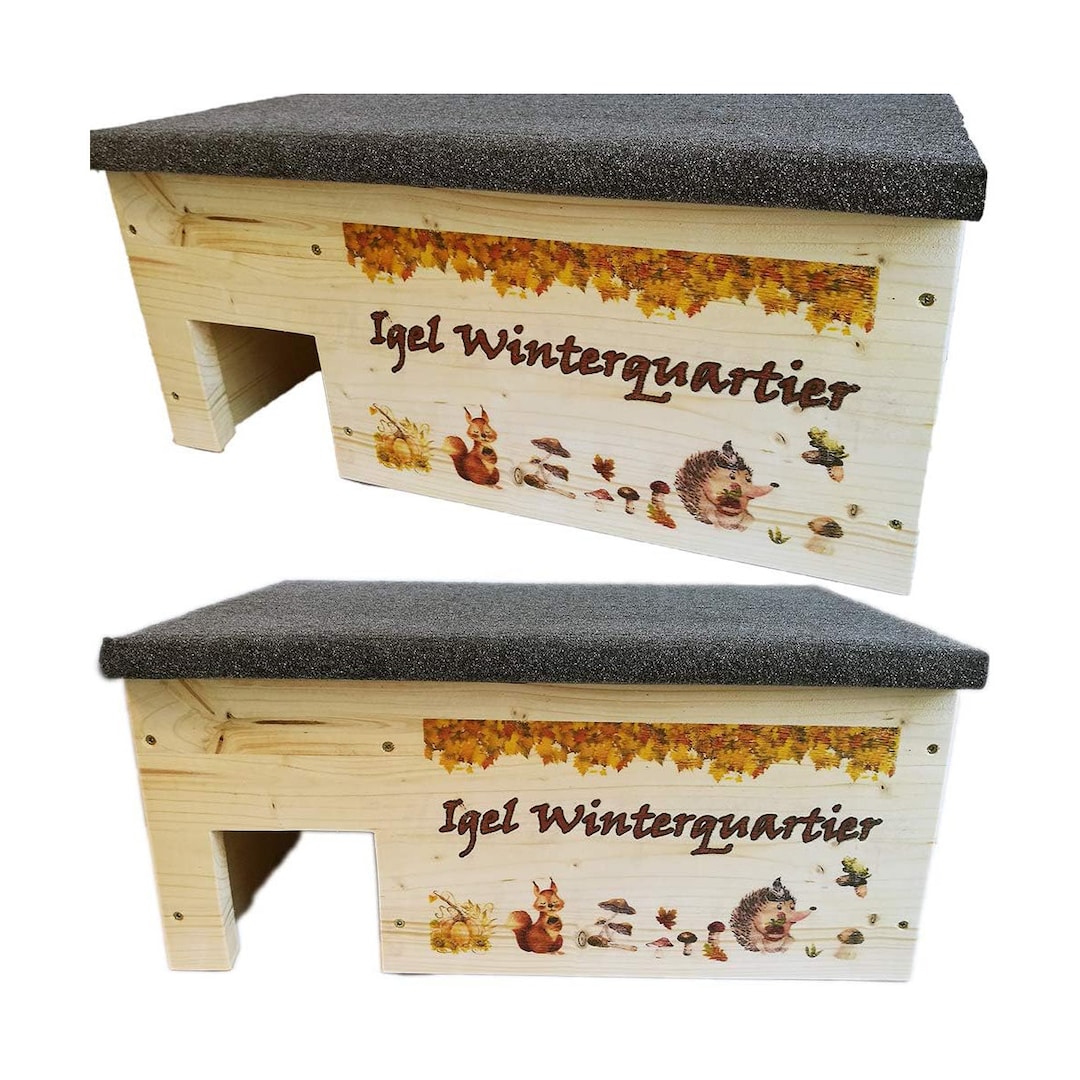 Hedgehog House Hedgehog Hut XXL With Labyrinth Entrance Winter Quarters ...