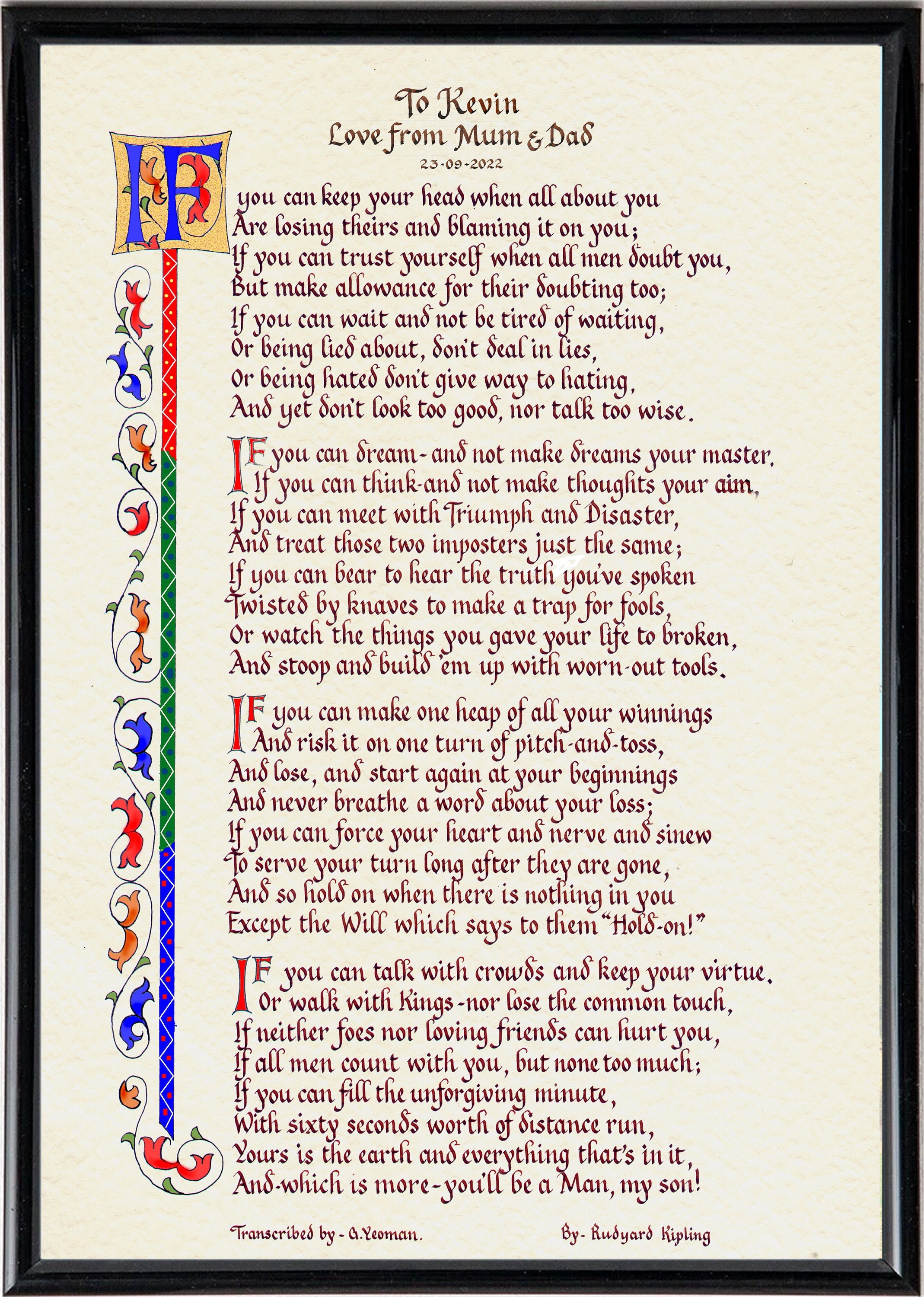 Rudyard Kipling If Full Text