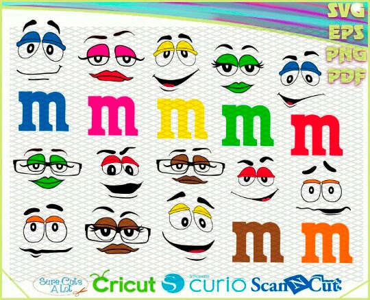 M N M SVG Layered Cut Files Digital Download MnM Svg Png, 59% OFF