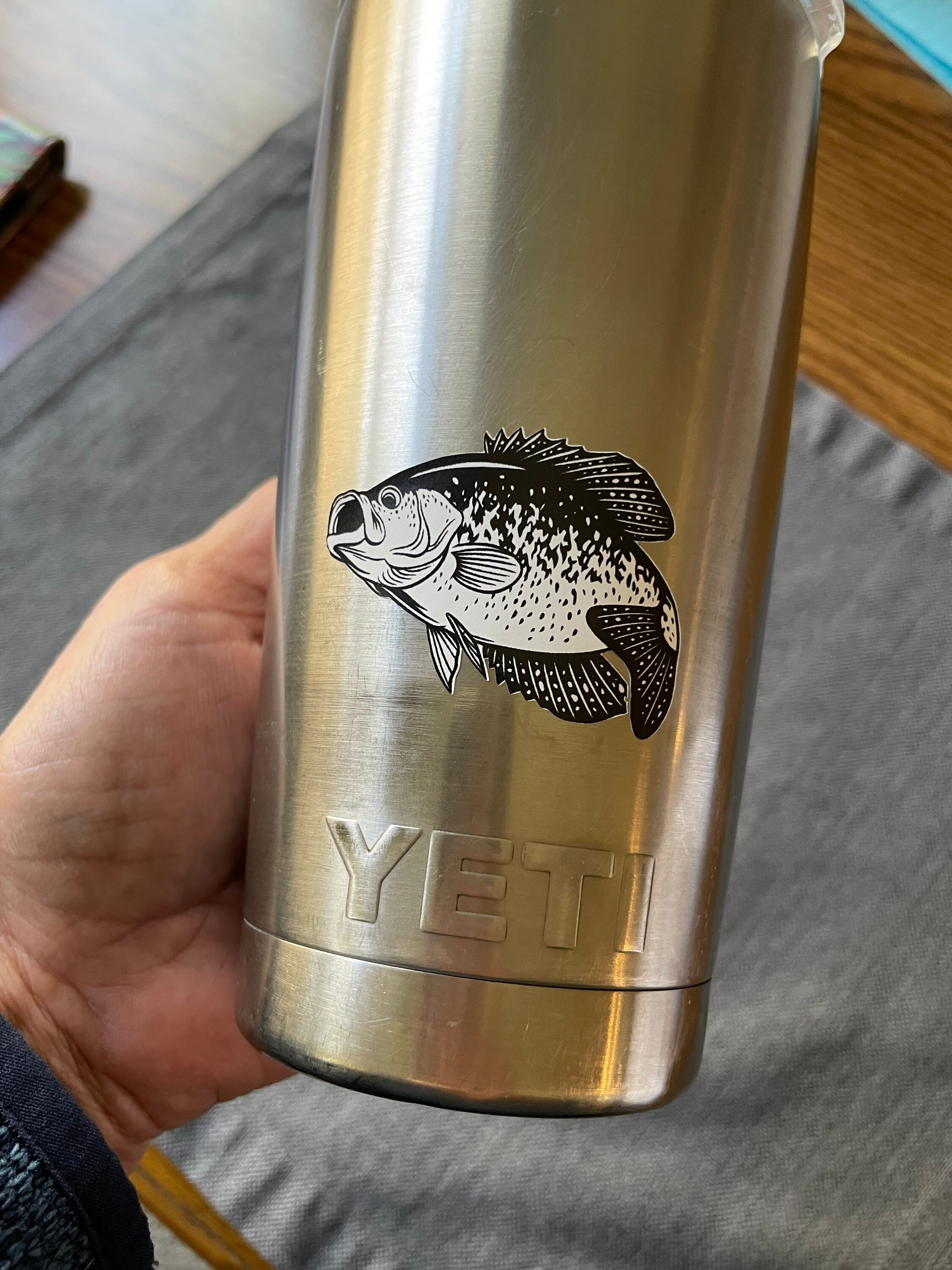 Fish Vinyl Decals, Bass Fish Decal, Crappie Fish Decal, Fisherman ...