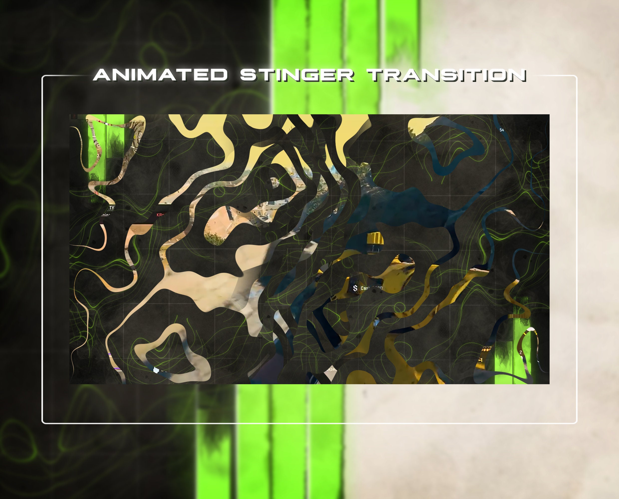 COD MW II Animated Stream Overlay/call of Duty Theme/animated ...