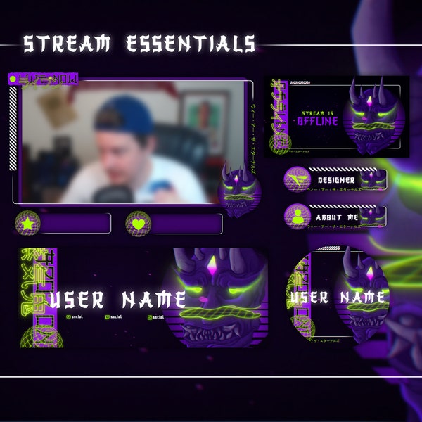 Night Drive Animated Stream Package/racing Aesthetic/cars Theme/forza ...