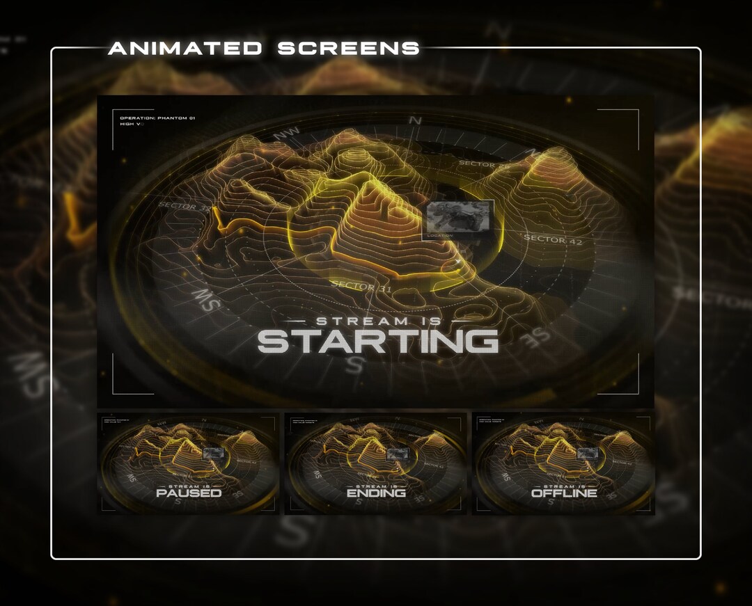 Black Gold Stream Screens/animated Screens/call of Duty Screens/terrain ...