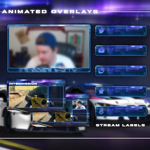 Night Drive Animated Stream Package/racing Aesthetic/cars Theme/forza ...