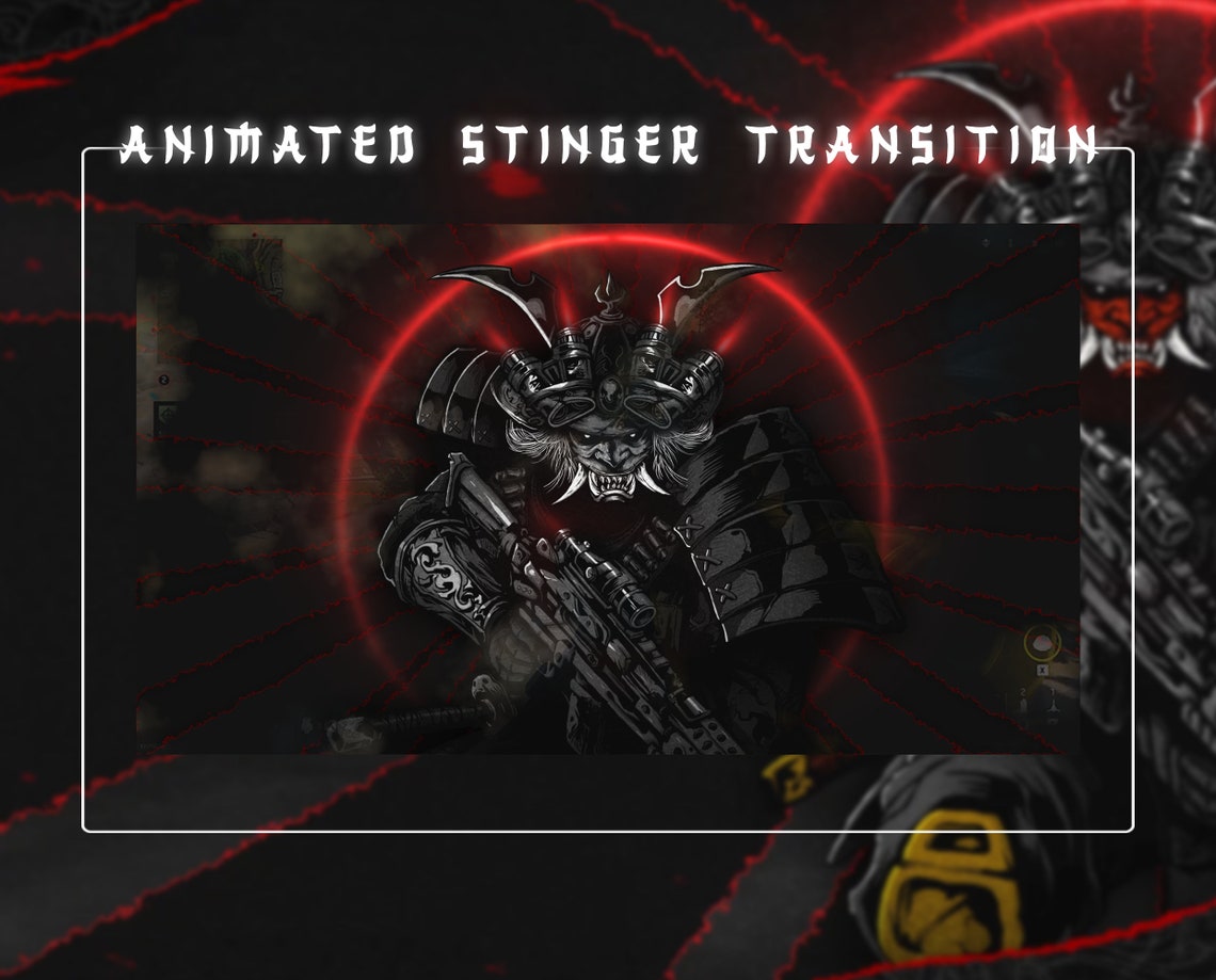 Japanese SWAT Animated Transition/samurai Theme/animated Twitch ...
