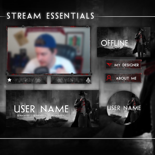 Twitch Gangster Overlay - Etsy