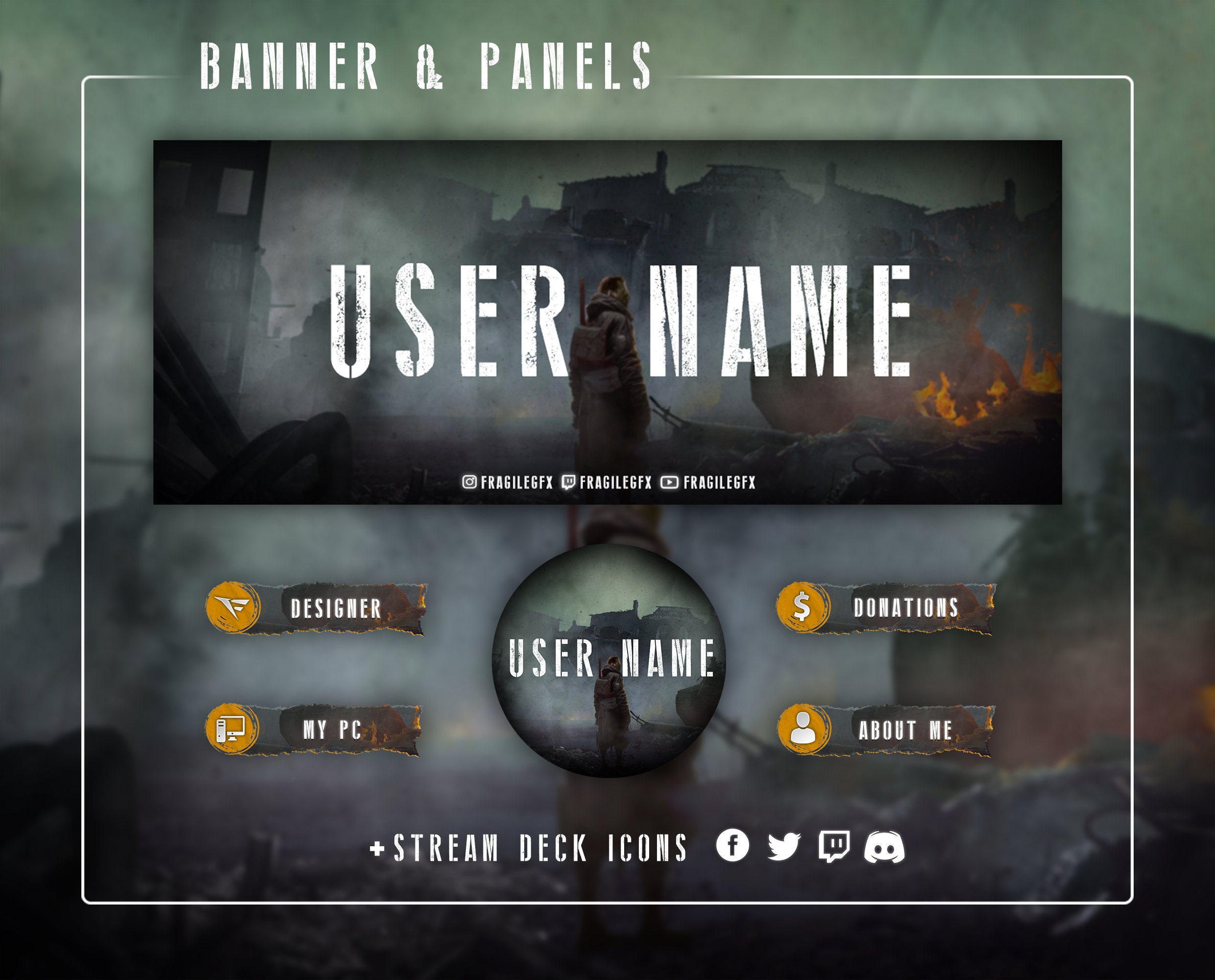 Aftermath Animated Stream Overlay: World War II Theme - Etsy