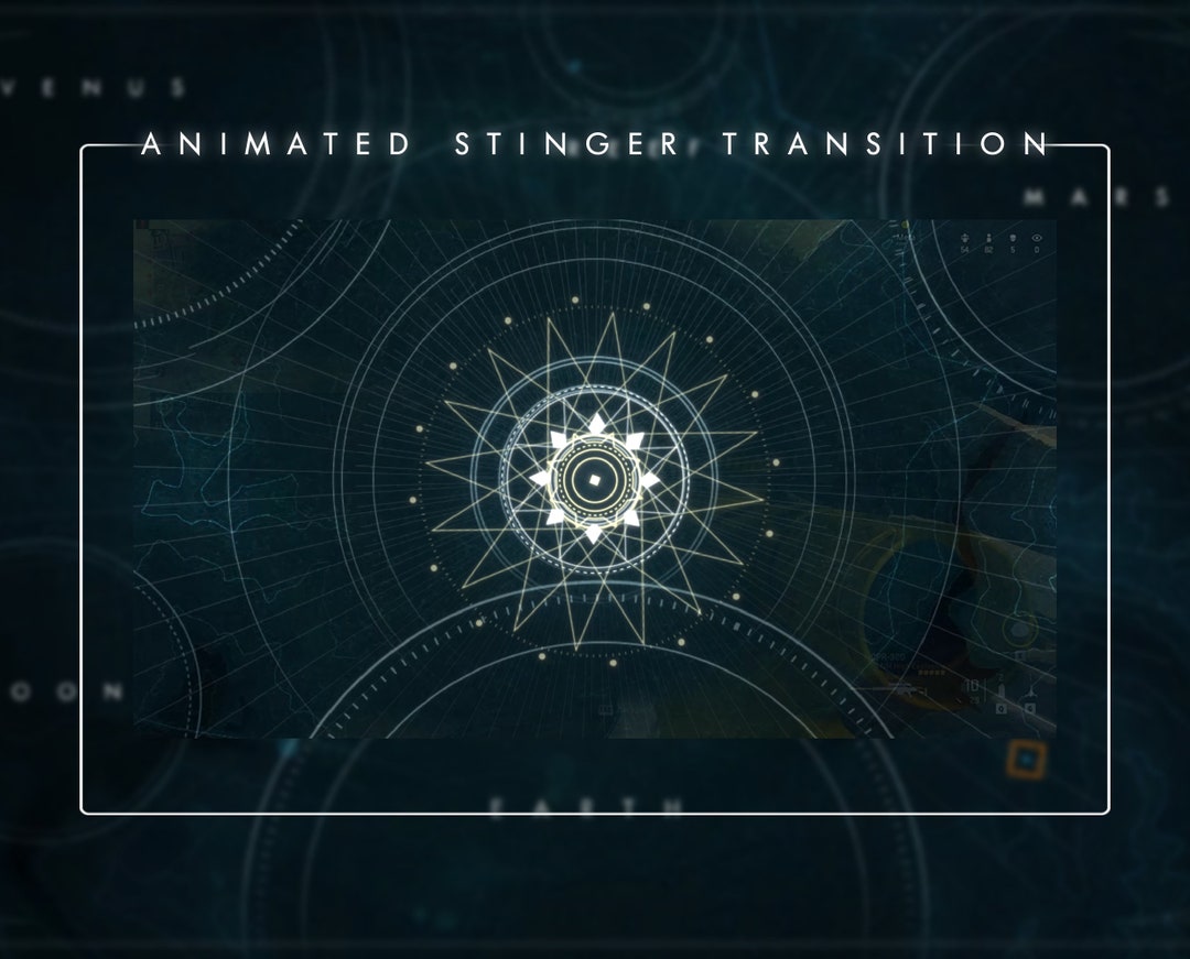 Orbiter Stinger Transition/destiny Theme/astrology - Etsy