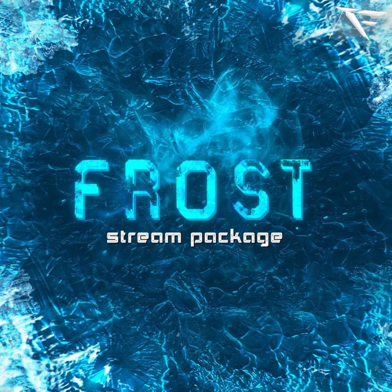 Frost Animated Stream Package: Twitch Overlay, Panels, Transition - Etsy