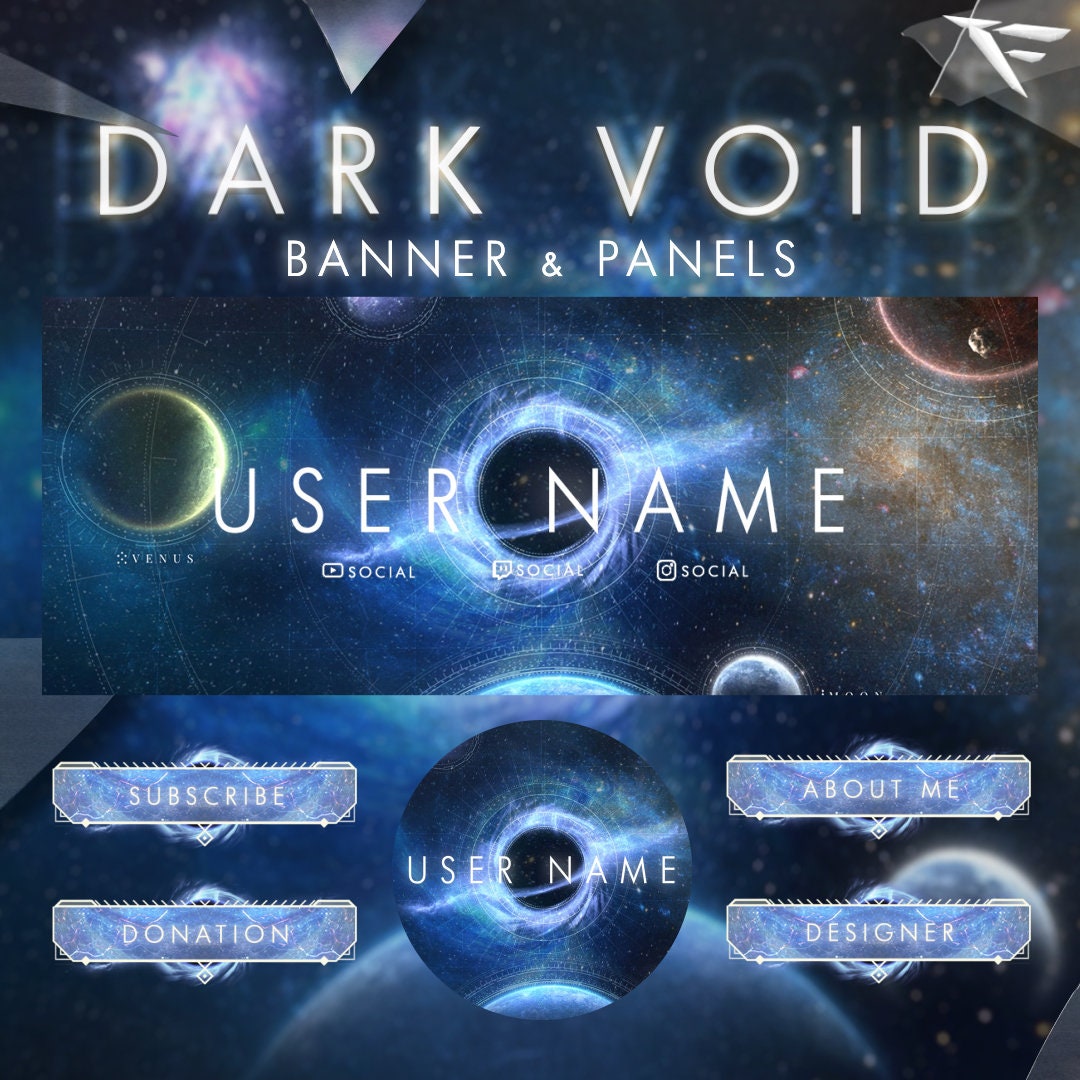 Dark Void Animated Stream Overlay: Destiny 2 Theme - Etsy