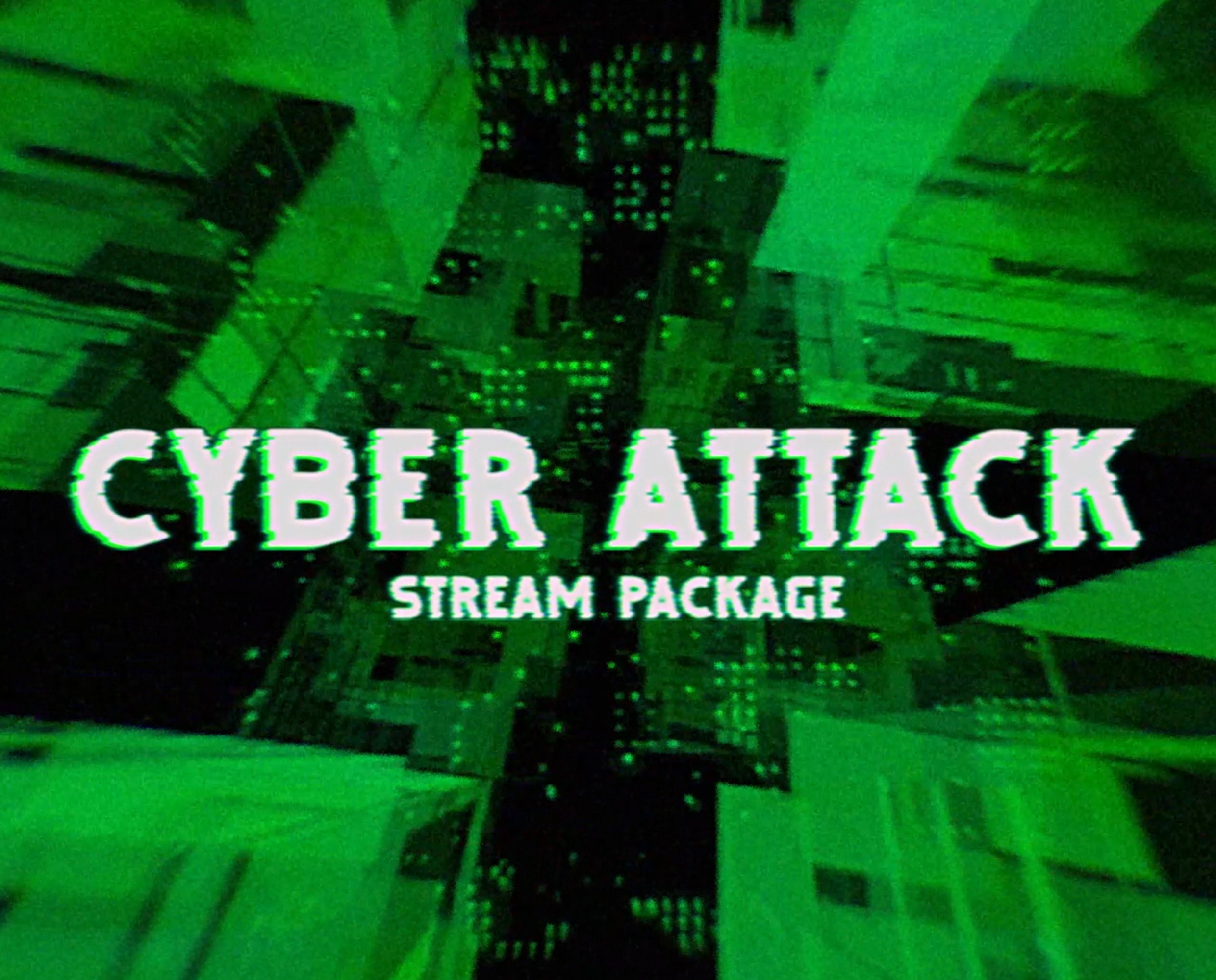 Cyber Attack Animated Stream Overlays/tech Theme/animated Transition ...
