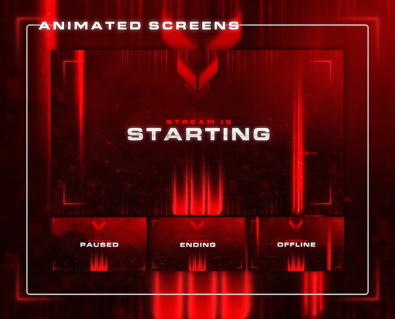 Modern Warfare III Stream Screens/animated Screens/call of Duty Screens ...