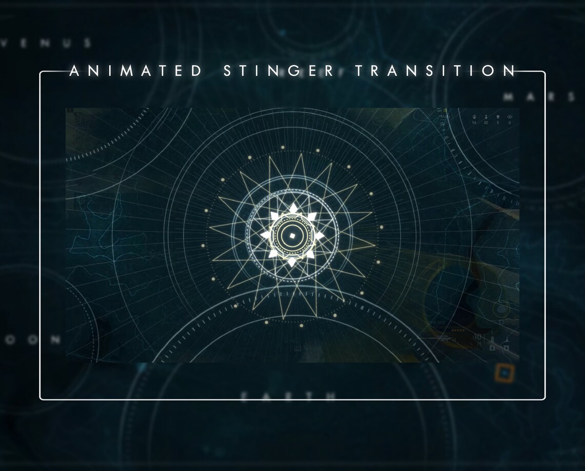 Orbiter Animated Stream Overlay: Destiny 2 Celestial Theme - Etsy