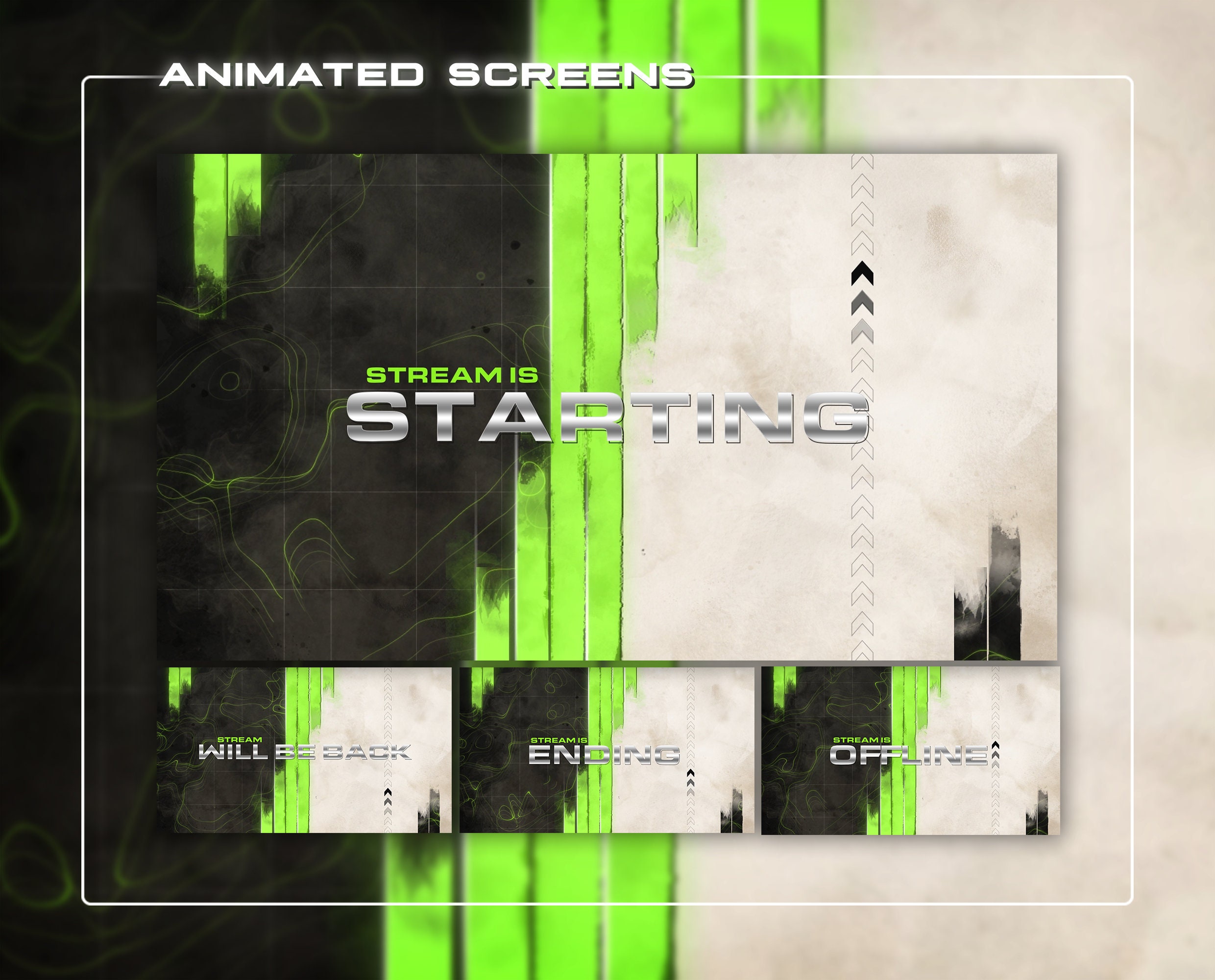 COD MW II Animated Stream Overlay/call of Duty Theme/animated ...