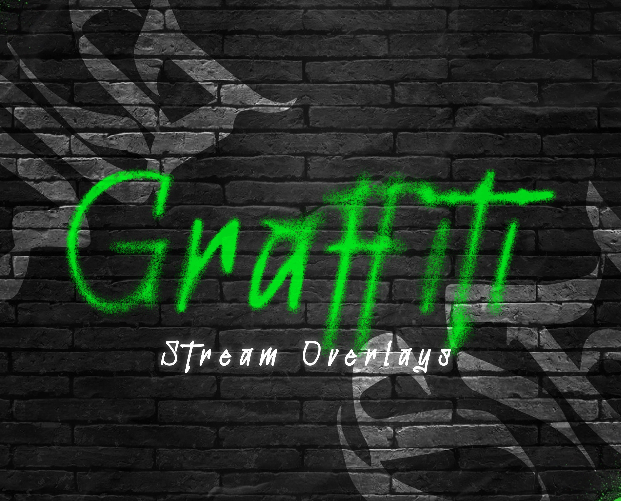 Graffiti Animated Overlay/graffiti Theme/animated Twitch Overlay ...