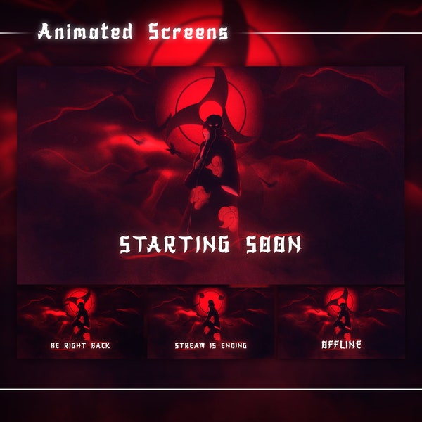 Twitch Overlays Naruto - Etsy