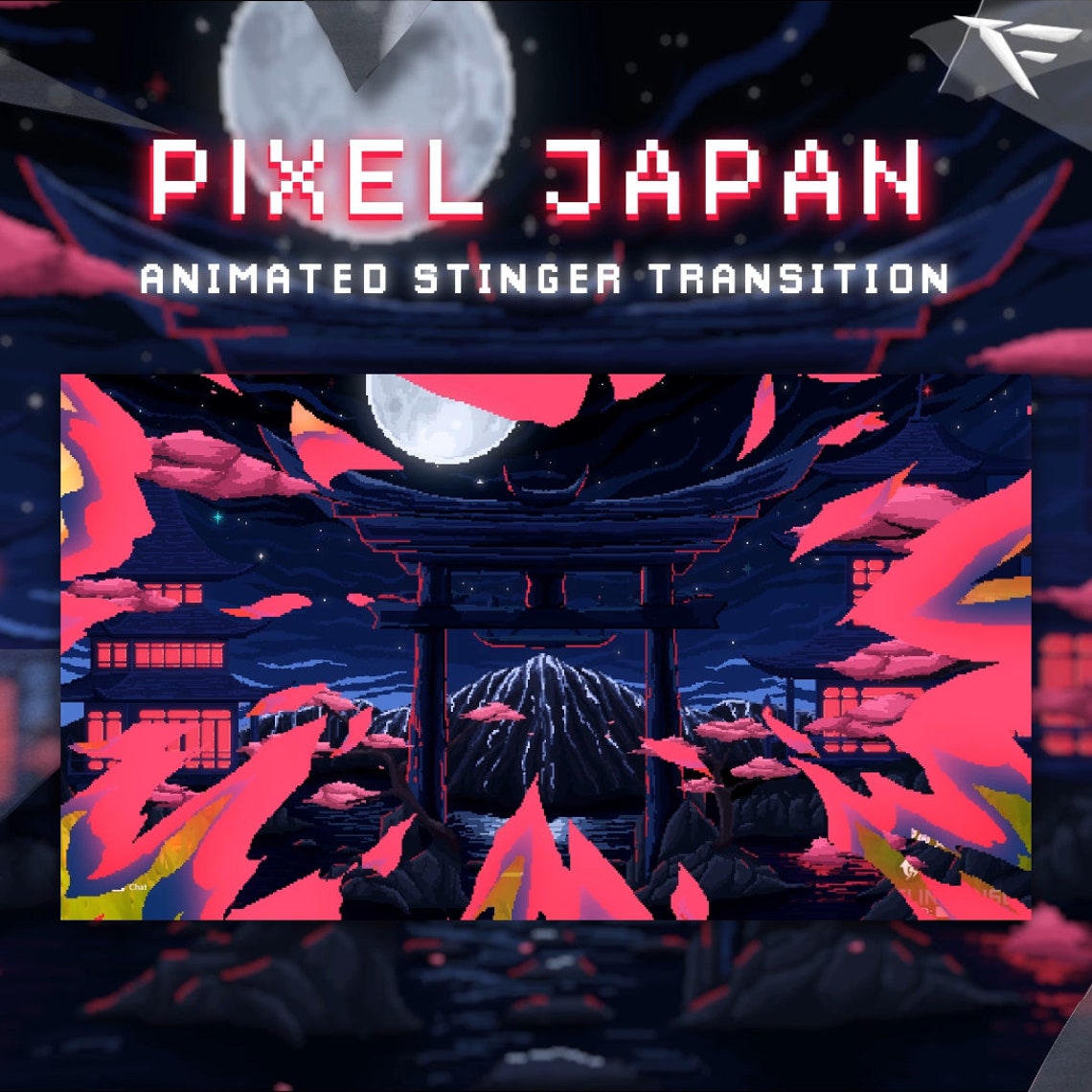 Pixel Japan Animated Stream Package: Torii, Overlays, Panels - Etsy