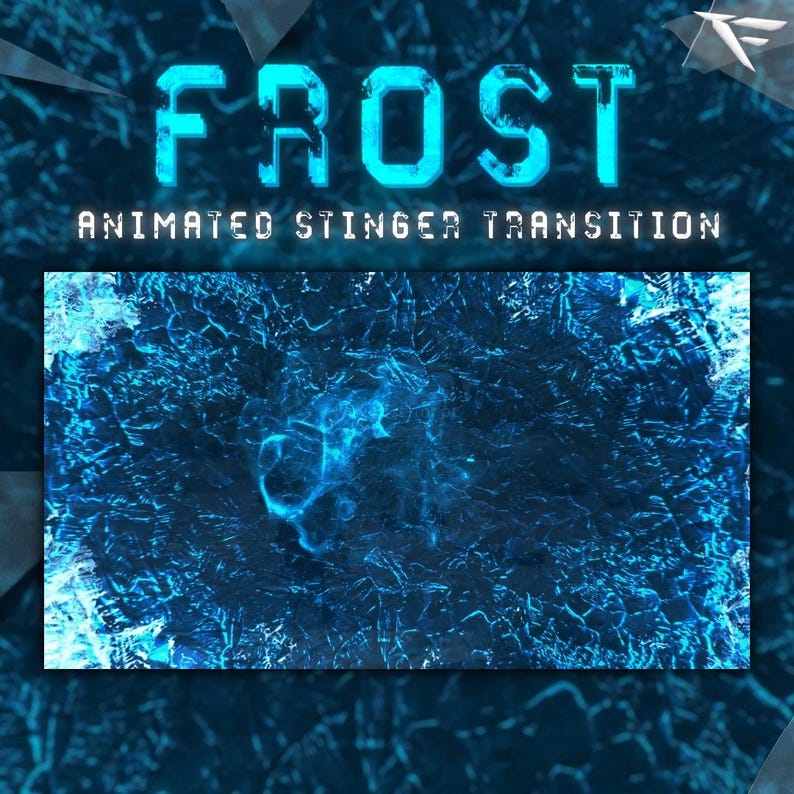 Frost Animated Stream Overlay/freezing Cold Aesthetic/animated ...