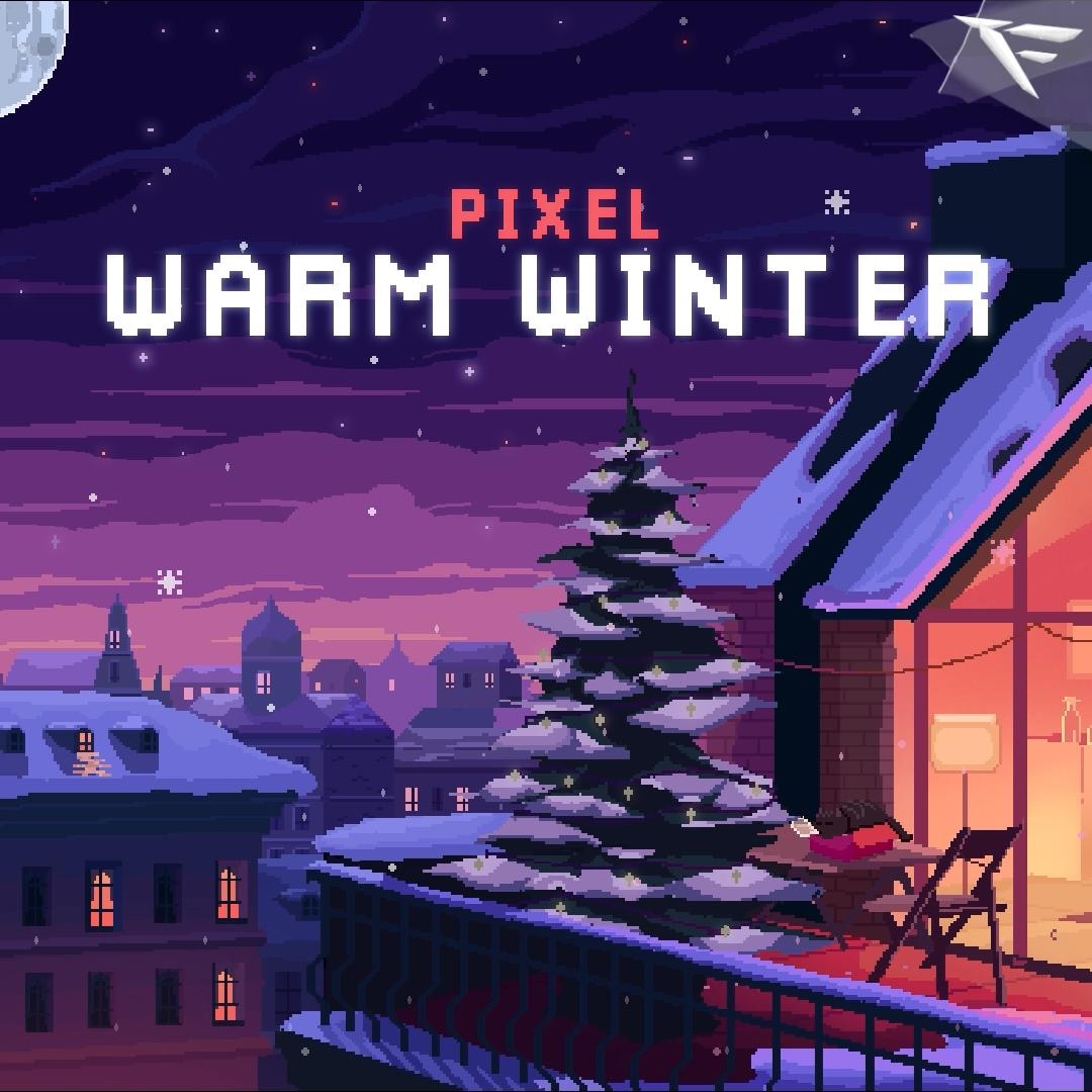 Pixel Warm Winter Twitch Overlays/chill Night Aesthetic/cozy Winter ...