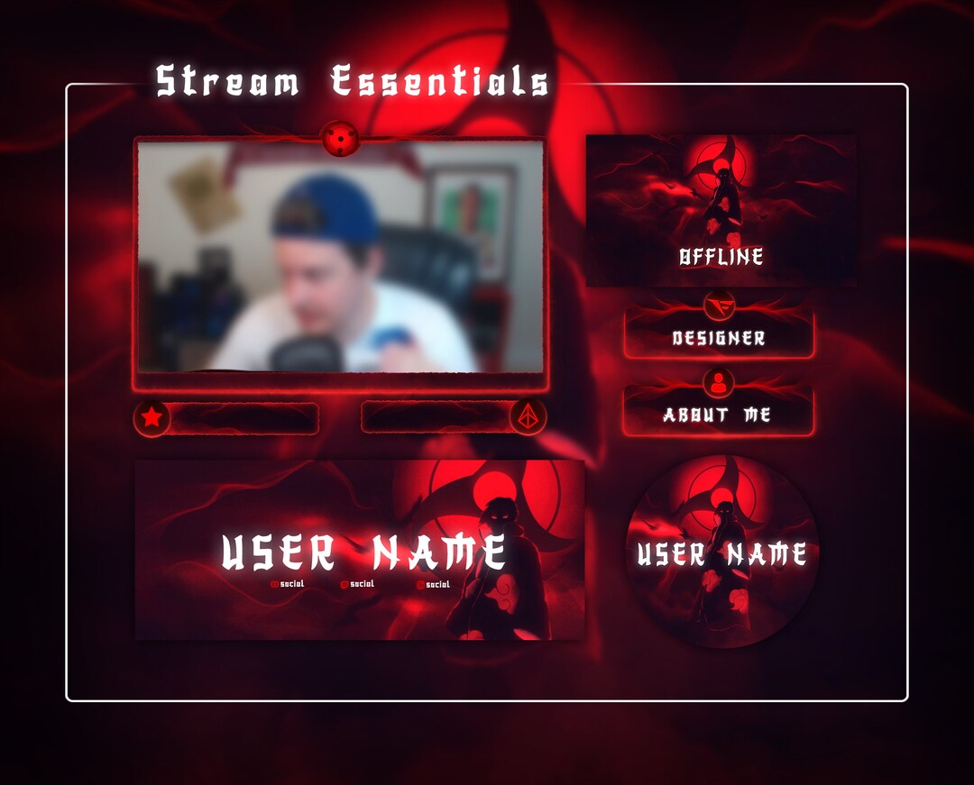 Shinobi Essentials Animated Overlays/anime Theme/anime Overlays/ninja ...