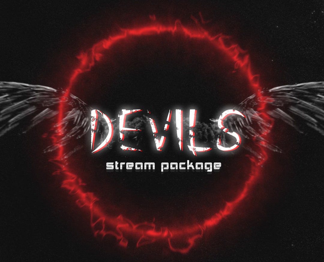 Devils Animated Stream Package: Dark Red Mystic Theme - Etsy