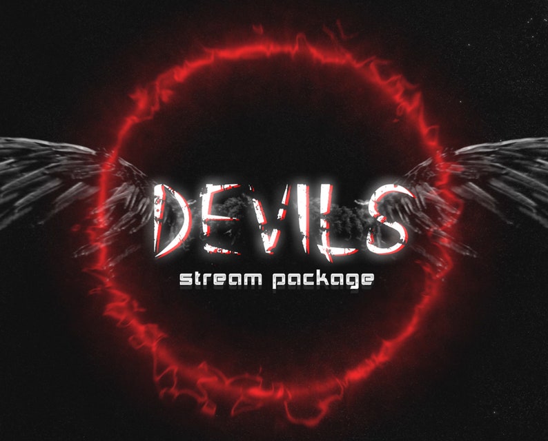 Devils Animated Stream Package: Dark Red Mystic Theme - Etsy