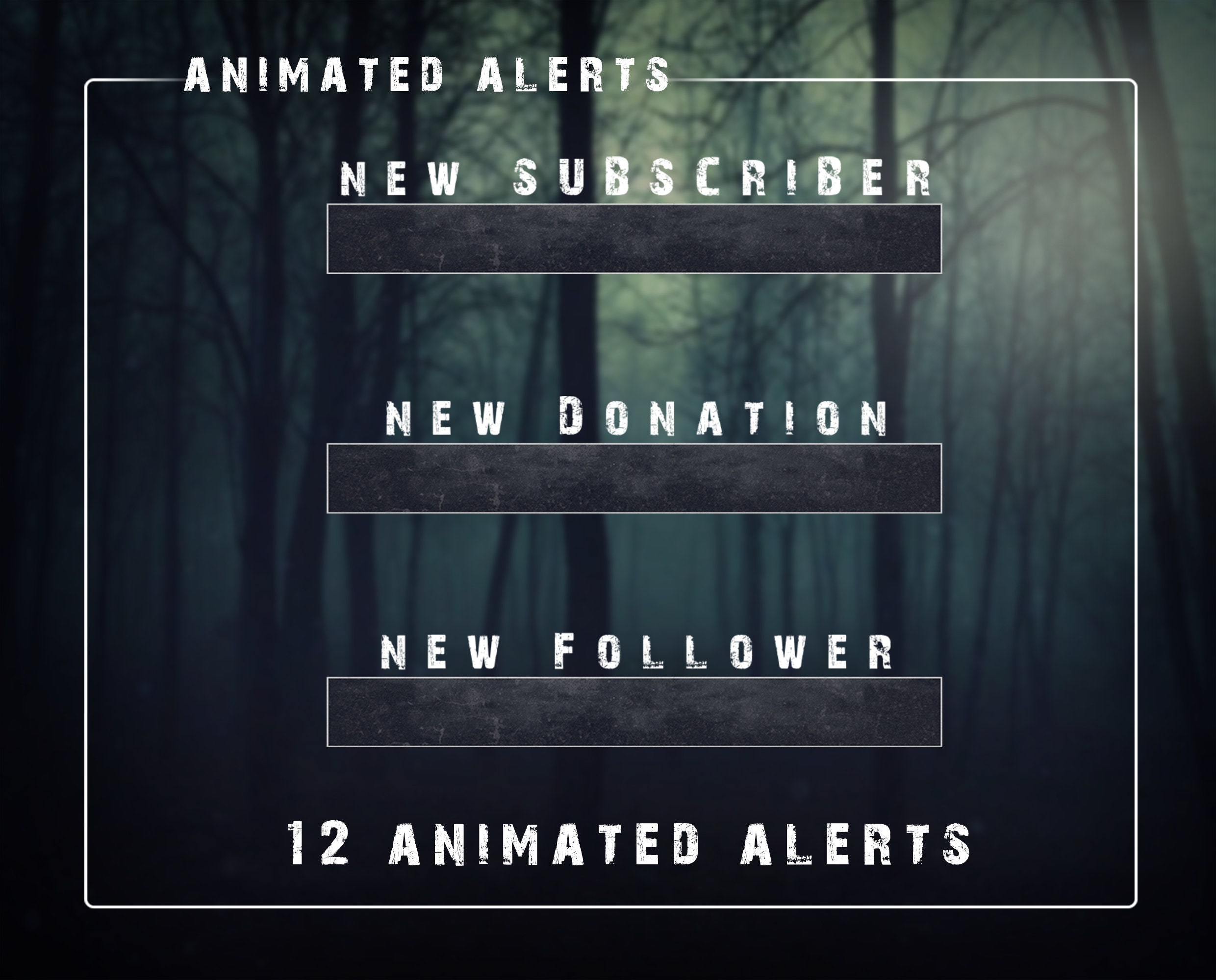 Survivor Animated Overlay/survival Theme/animated Twitch Overlay ...