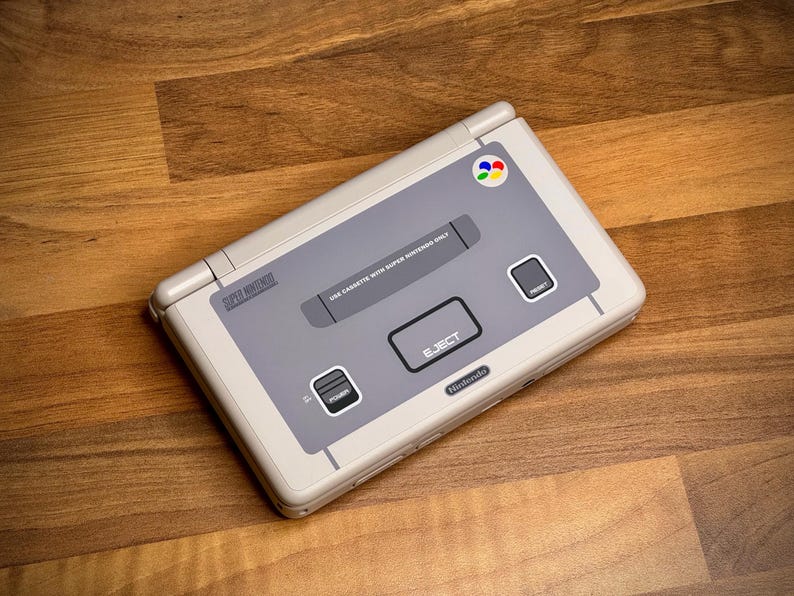 Adesivo de vinil macio bege/cinza com textura da Ayn Thor Skin Snes ...