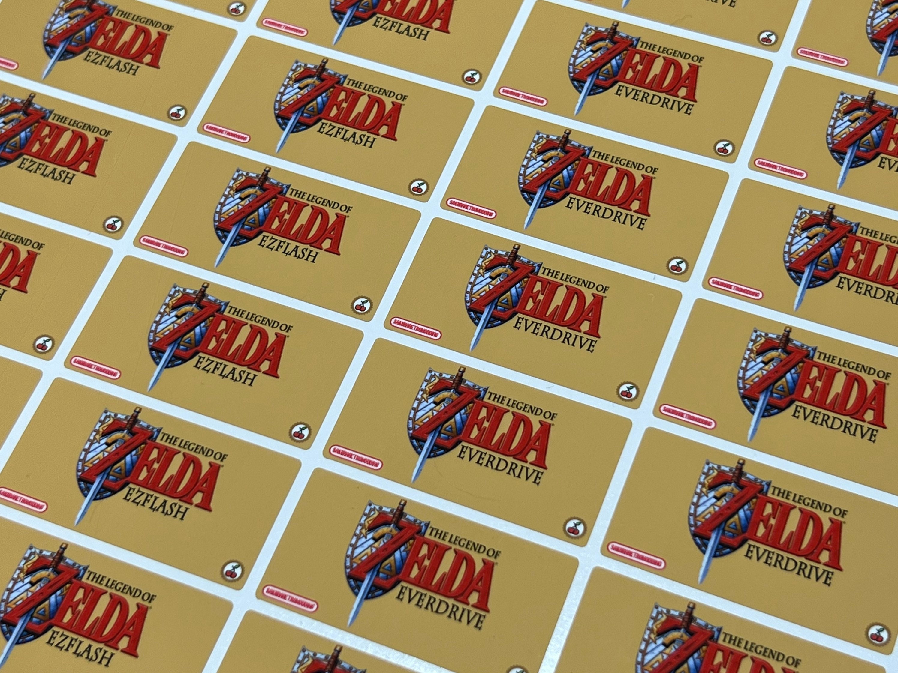 Sticker for GBA Ezflash or Everdrive Linker Cartridge (only Sticker ...