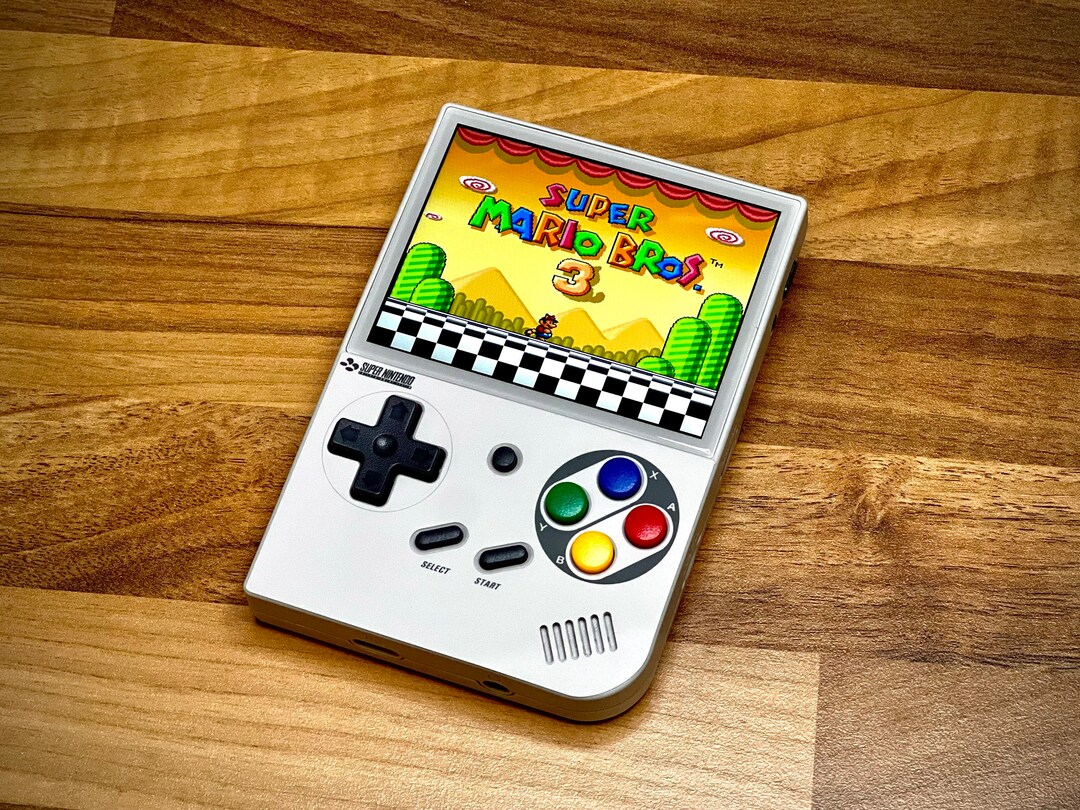 RG35XX Super Nintendo Stickers Mod !NO BUTTONS! Only Stickers (!device ...