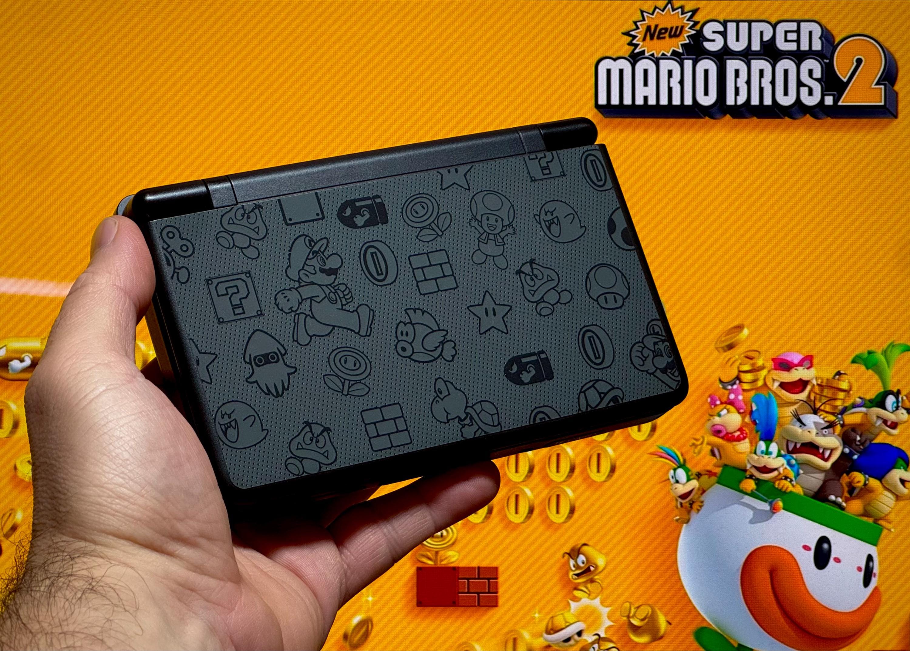Ayn Thor Skin Black Mario Bros Soft Touch Vinyl Sticker - Etsy